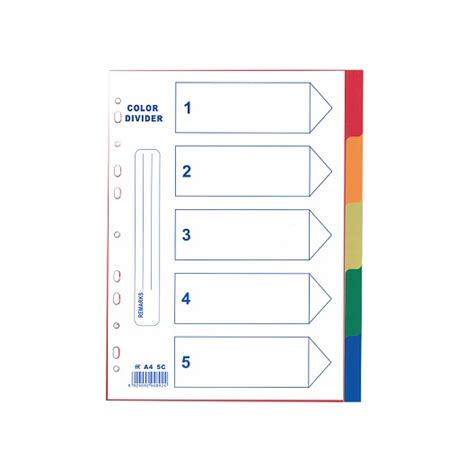A Plastic Filing Index Divider Organiser Shopee Singapore
