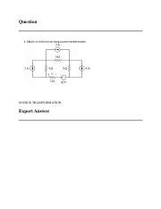 SOURCE TRANSFORMATION Pdf Question SOURCE TRANSFORMATION Expert Answer Course Hero