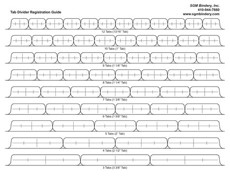 Tab Insert Template Word