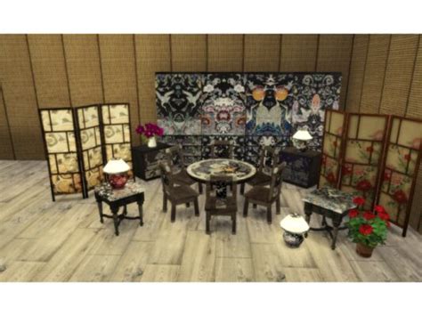 Trending Dining Tables Cc For The Sims 4 — Snootysims
