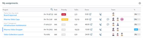 Assignment Priority Twproject Support