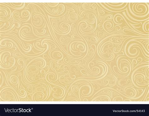 Tan Scroll Work Royalty Free Vector Image Vectorstock