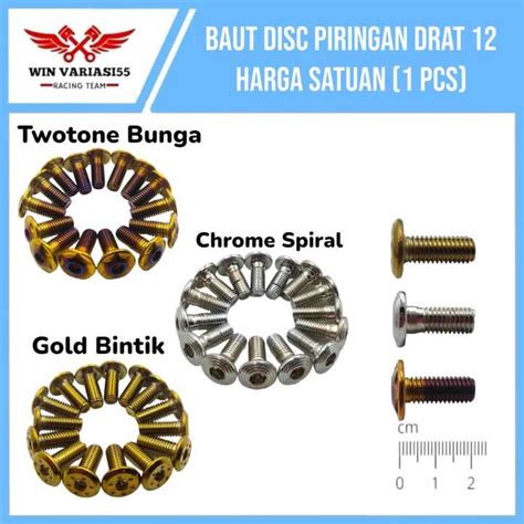 Baut Cakram Probolt Baut Disc Cakram Piringan Depan Belakang Universal