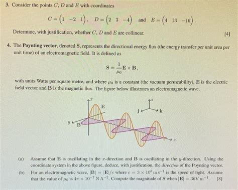 solved 3 consider the points c d and e with coordinates