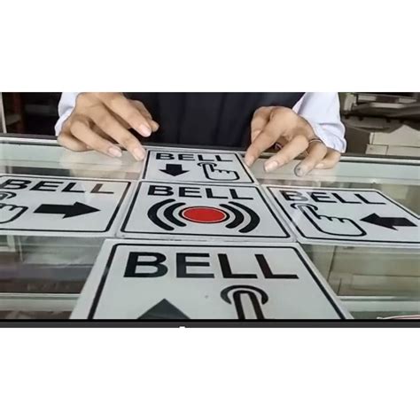 Tanda Bell Akrilik GRATIS Custom Arah Panah Acrylic Lazada Indonesia
