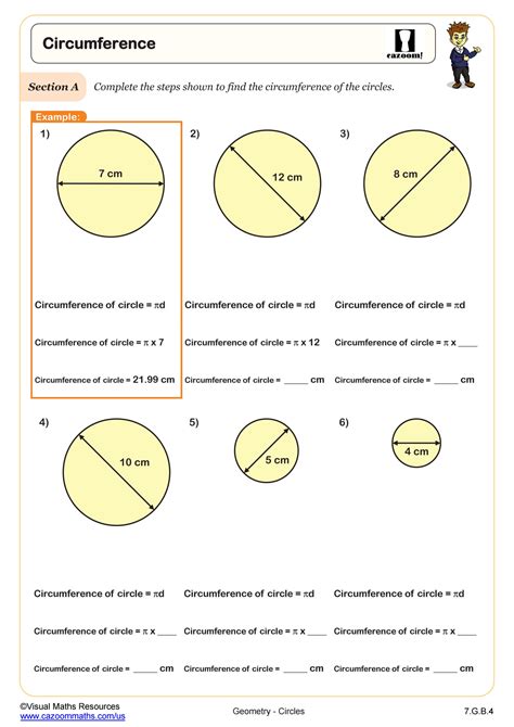 Circumference Of Circles Worksheet Fun And Engaging 7th Grade Pdf