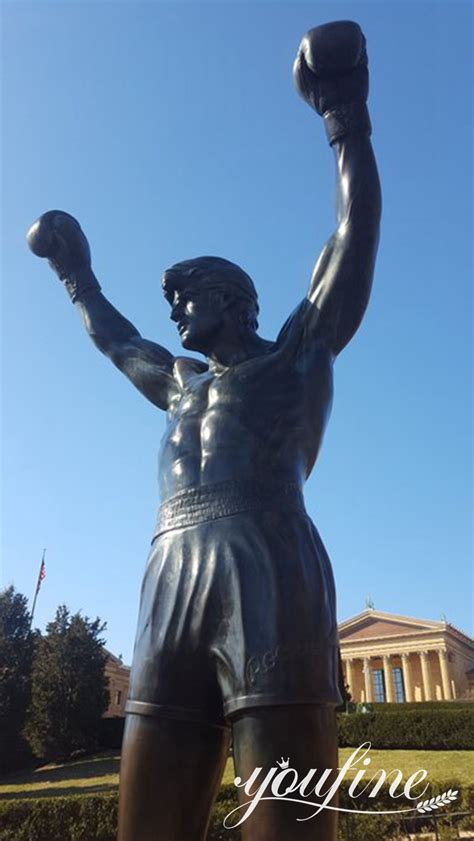 Famous Bronze Rocky Balboa Statue Replica Youfine