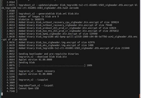 Cannot Open Usb While Flashing Tx Jetson Tx Nvidia Developer Forums