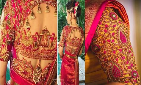 Simple Pattu Saree Blouse Back Neck Designs Work Style Ideas New