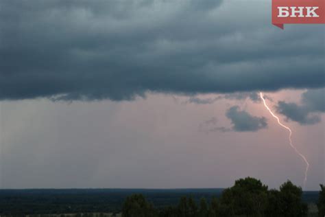 В республике ожидаются сильные ливни грозы и ветер « БНК