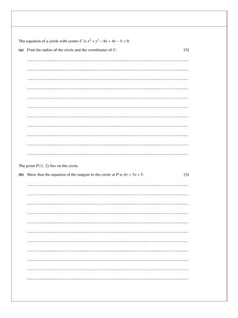 Coordinate Geometry Worksheet 1 Pdf