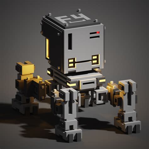 Hey Want To Share My Robot With You Marchofrobots Day 1 R Voxel