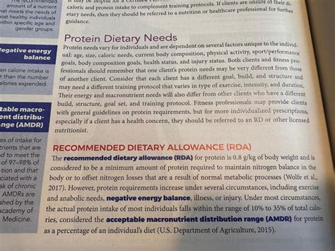 Fitness Certification Protein Intake Guidelines 2025
