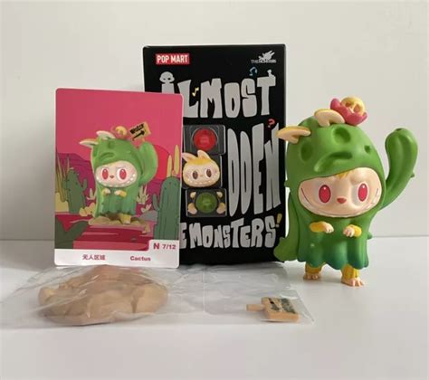 Pop Mart The Monsters Almost Hidden Labubu Cactus Blind Box Art Toy