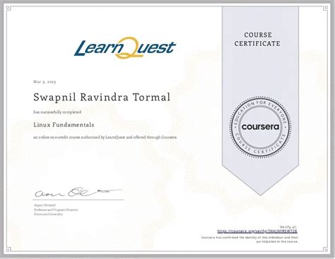 swapnil tormal on linkedin linux linkedin coursera
