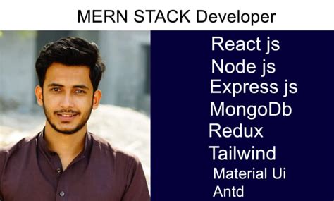 Be Your Mern Stack React Js And Node Js Developer By Haidershah5