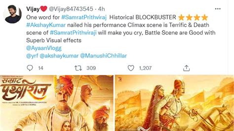 Samrat Prithviraj Movie Review By Fans Akshay Kumar S Historical Drama