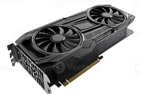 High Performance Black Graphics Card Featuring Dual Fans For Efficient Cooling Perfect For