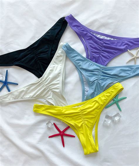 비바럽 Made By 비바럽 팝업 셔링 티팬티 단품 비키니팬티티팬티셔링블랙아이보리단품섹시수영복바디프로필태닝 Sw19887f