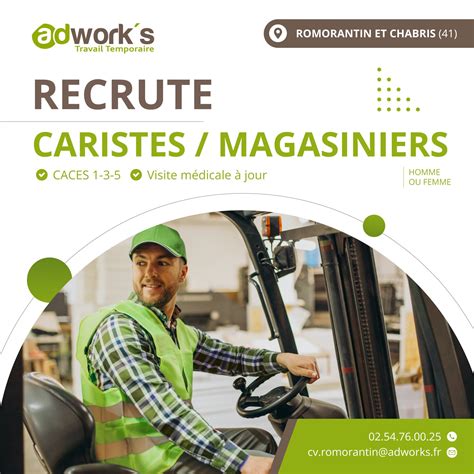 Adworks 📢 𝗔𝗗𝗪𝗢𝗥𝗞𝗦 𝗥𝗢𝗠𝗢𝗥𝗔𝗡𝗧𝗜𝗡 Recrute 𝗖𝗔𝗥𝗜𝗦𝗧𝗘 𝗠𝗔𝗡𝗨𝗧𝗘𝗡𝗧𝗜𝗢𝗡𝗡𝗔𝗜𝗥𝗘 𝗛 𝗙 Dès Que Possible 📍