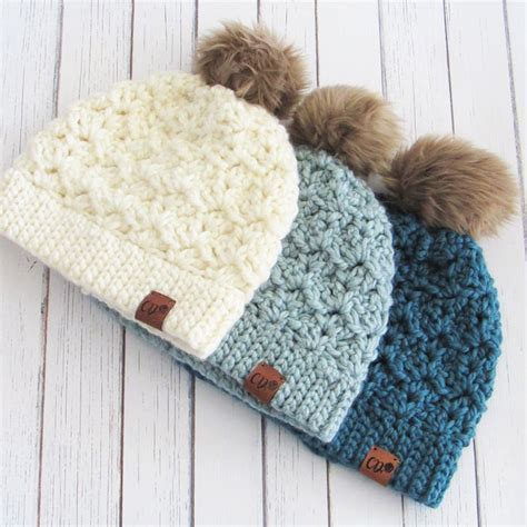 Hour Crochet Hat Pattern Crochet Beanie Pattern Beginner Friendly Crochet Pattern Jenna