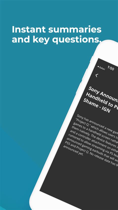 Summary Text TLDR For IPhone Download