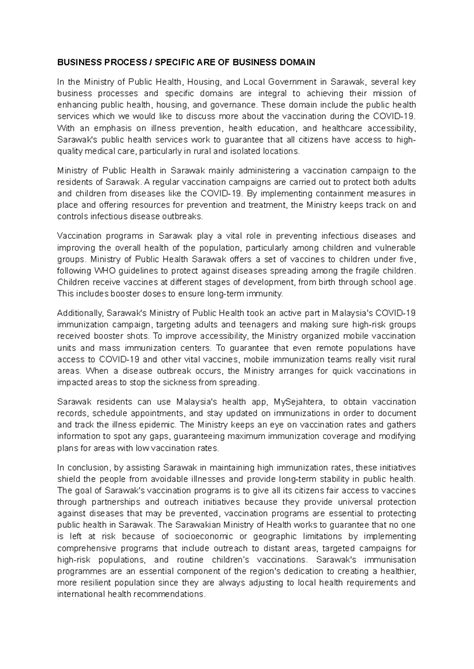 Business Process And Objectives Business Process Specific Are Of