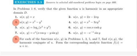 solved exercises 3 3 answers to selected odd numbered