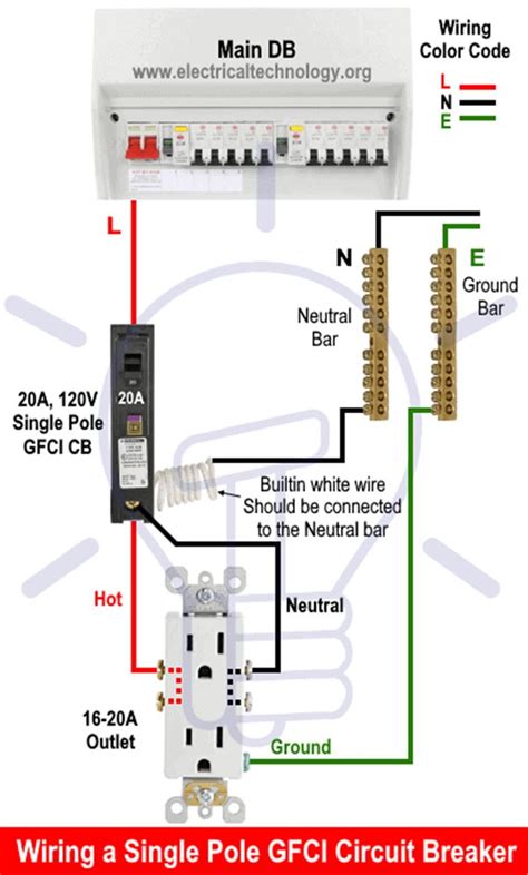 2 Pole Gfci Breaker Wiring Diagram