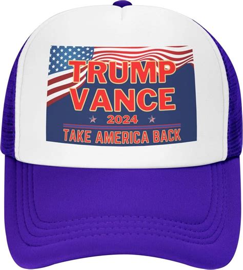 Trump Vance 2024 Mesh Hat Donald Trump 2024 President J D Vance Ake