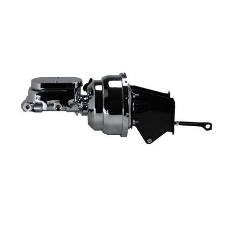 Leed Brakes C9f 8 Inch Dual Power Booster 1 Inch Bore Master Chrome