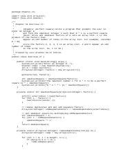 Exercise 17 Java Package Chapter 11 Import Java Util ArrayList Import