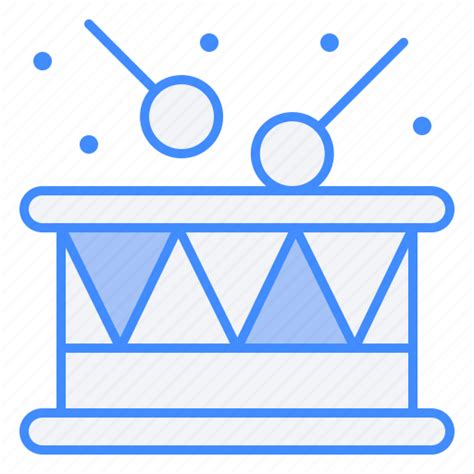 Drum Orchestra Drumsticks Percussion Instrument Icon Download On