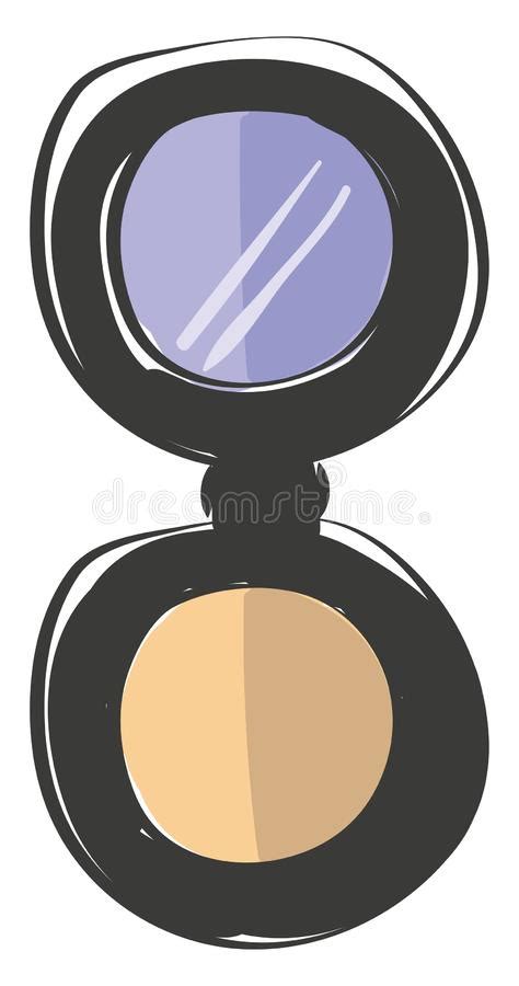 Compact Face Powder Vector Or Color Illustration Stock Vector