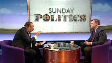 Bbc News Sunday Politics Andrew Neil And Leading Politicians