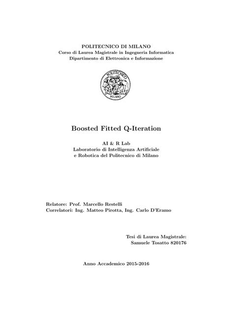 pdf boosted fitted q iteration