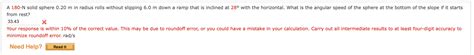 solved from rest minimize roundoff error rad s