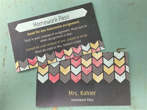 A Rural Classroom Homework Passes