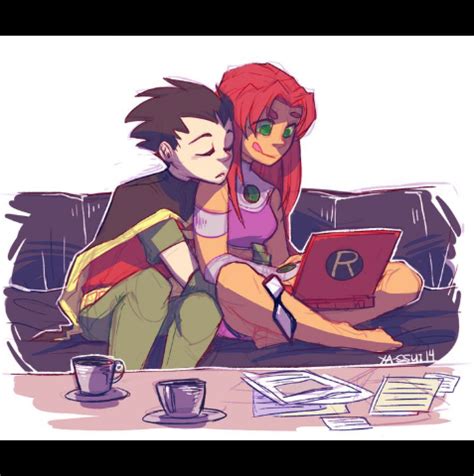 Robin And Starfire On Tumblr