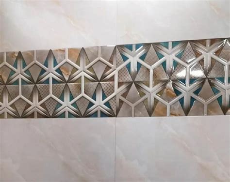 Glossy Textured Ceramic Wall Tiles Size 1x2 Feet At 400 Box In Navi