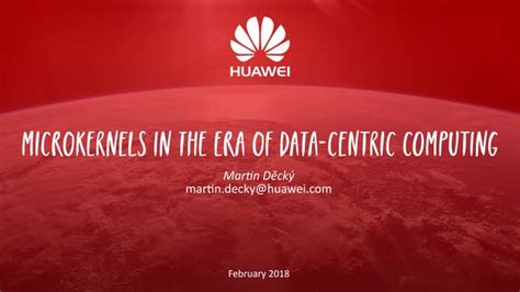 Microkernels In The Era Of Data Centric Computing Ppt
