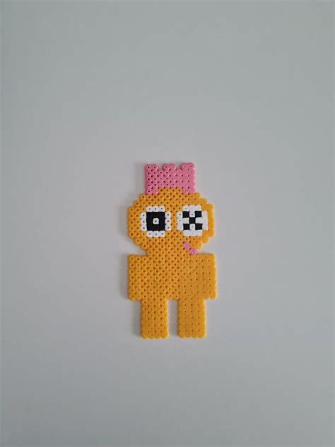 Rainbow Friends Gold Blue Perler Bead Pattern Perler Bead Art
