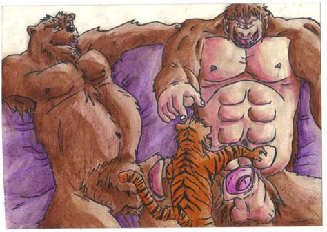 Rule 34 Abs Anthro Ape Balls Bear Big Bad Bear Bigbadbear Brown Body