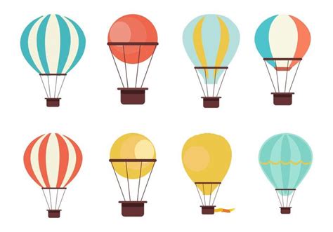 Free Hot Air Balloon Collection Vector Vector Art At Vecteezy