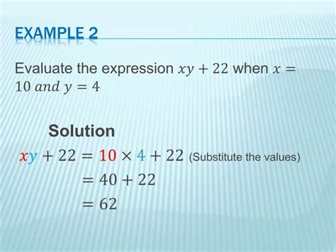 Expressions And Variables Pptx