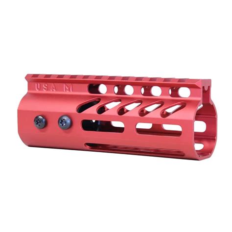 Guntec Handguard Ultra Liviano De 5con Riel Monolitico Superior Para