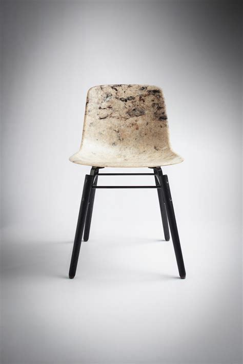Solidwool Creates Fibreglass Like Chair From Sheep Fleeces