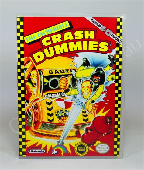 The Incredible Crash Dummies Nes Replacement Case Gamecasecaveau