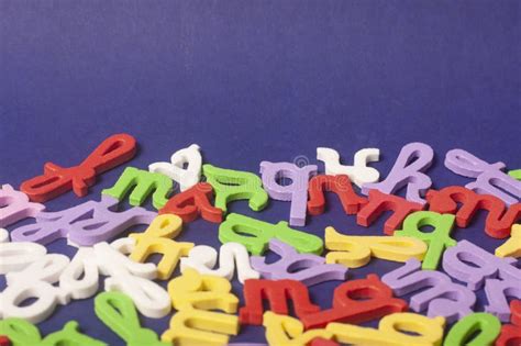 Alphabet Cursive Colorful Stock Image Image Of Cursive 304369021