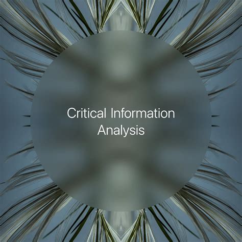 Critical Information Analysis → Term